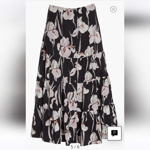 Jason Wu | Skirts | Nwt Jason Wu Floral Print Tiered Midi Skirt | Poshmark